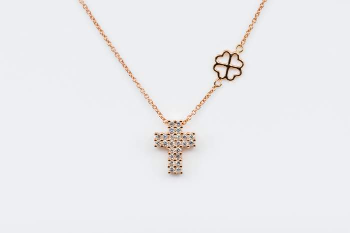 Anello zaffiro rosé pavé Little Prestige - Gioielleria Casavola di Noci